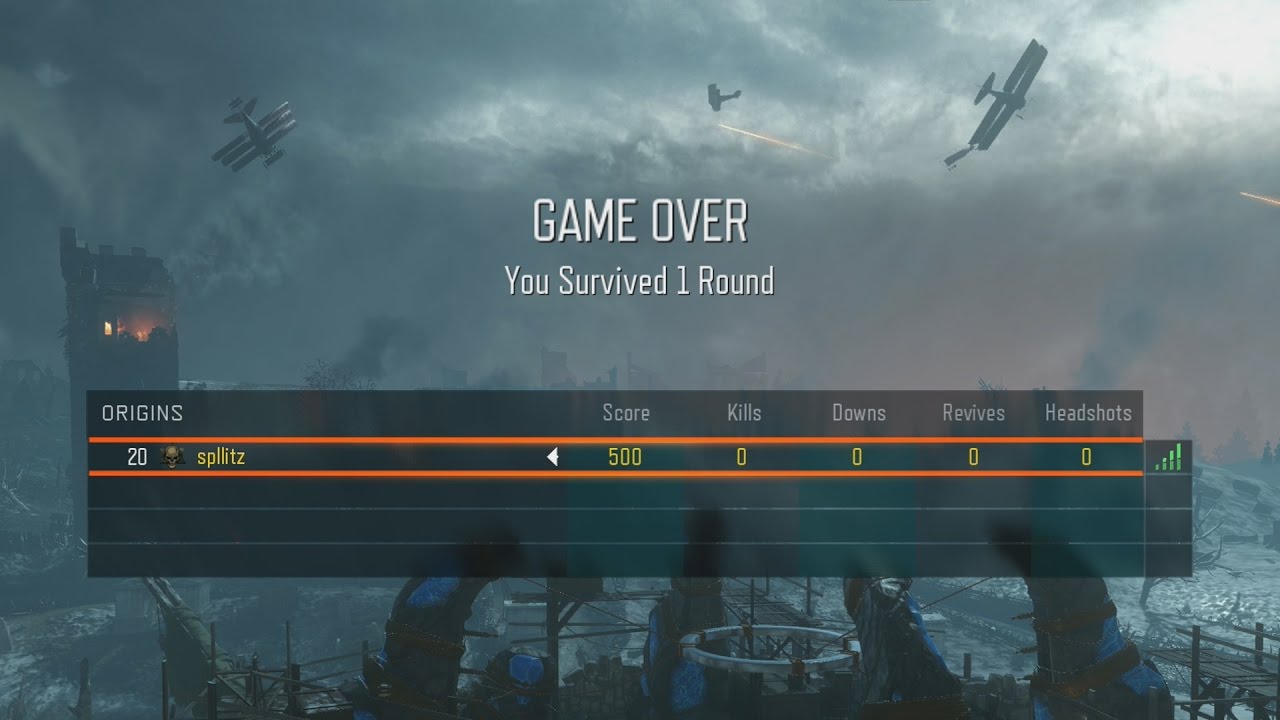 All BO3 Zombie Chronicles GAME OVER THEME SONGS! - YouTube