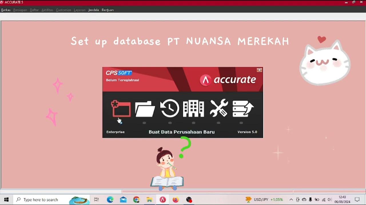 SET UP DATABASE PT NUANSA MEREKAH - YouTube