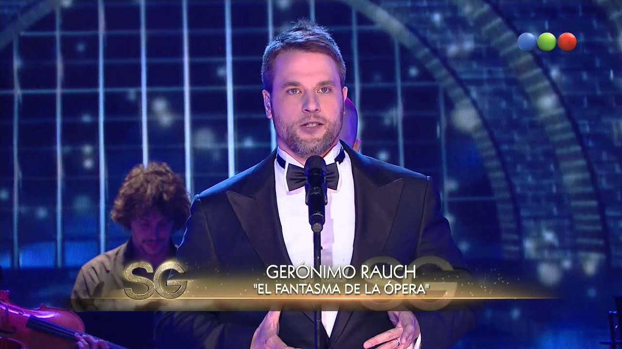 Gerónimo Rauch canta en vivo "El Fantasma de la Ópera" - Susana Giménez ...