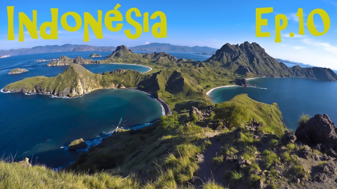 Pulau Padar, dragões de Komodo e Pulau Kukusan - Indonésia Ep.10 ...