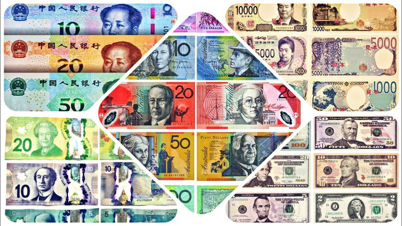 50 Different Countries Money - YouTube