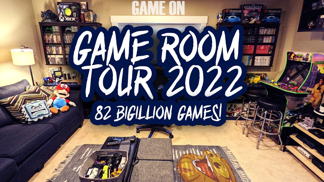 Totally Bodacious Game Room Tour! - YouTube