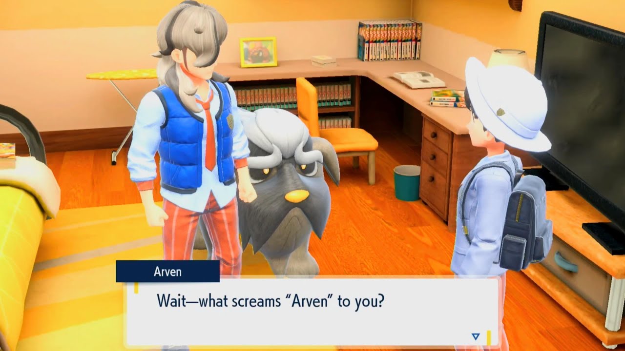 Pokémon Scarlet & Violet - Arven Dialogue on Schools Academy & Scarlet ...