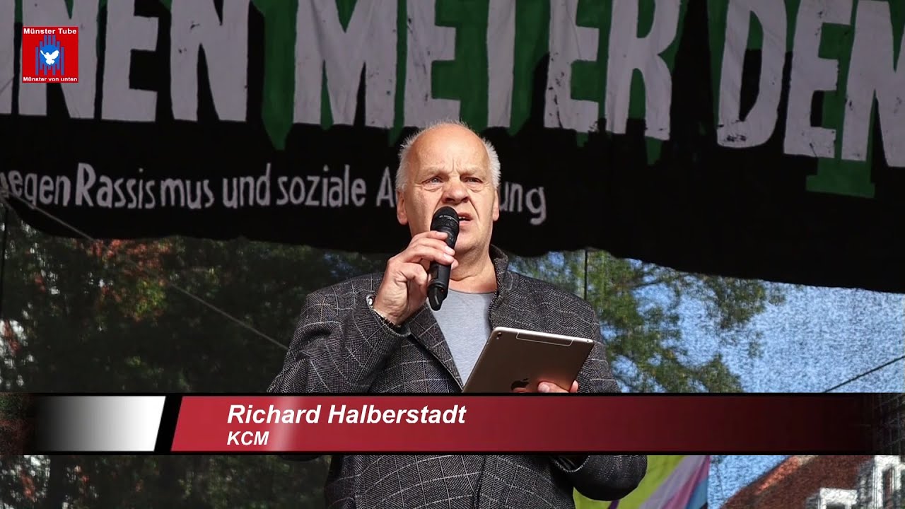 Protest gegen Islamhasser Michael Stürzenberger in Münster - Rede ...