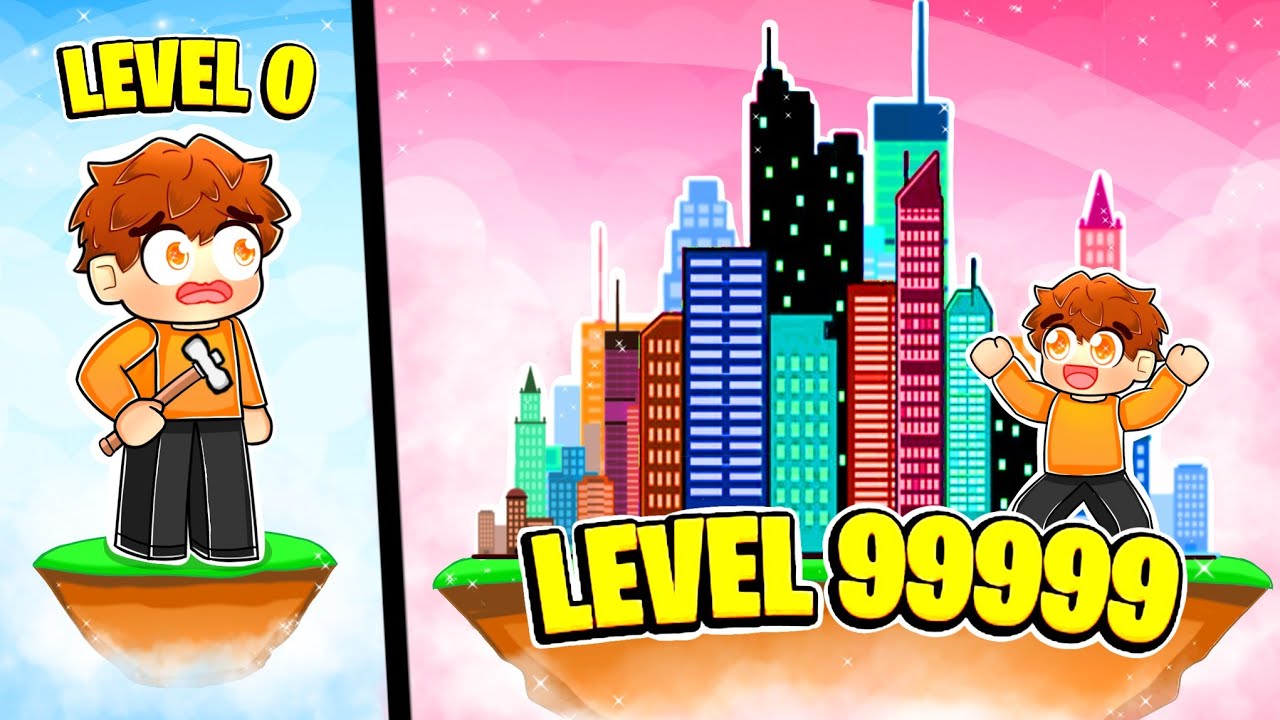 BUILDING MAX LEVEL 999999 CITY in ROBLOX city tycoon - YouTube