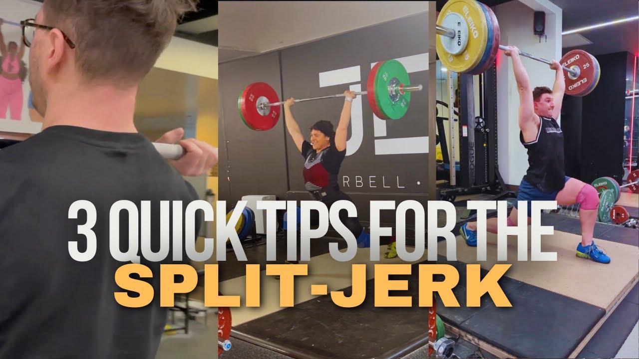 3 Quick Tips for the Split-Jerk | Cues for a Better Jerk Dip - YouTube