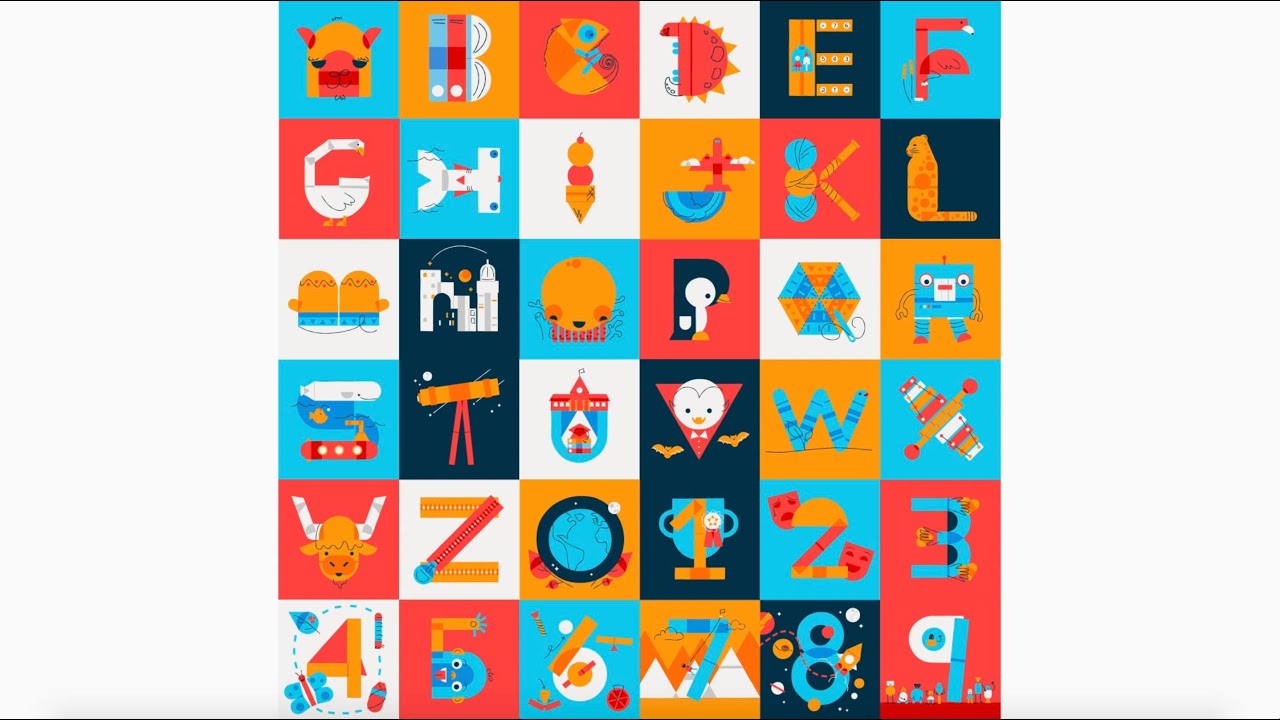 The 36 Days of Type Challenge Takes Shape at KinderCare - YouTube