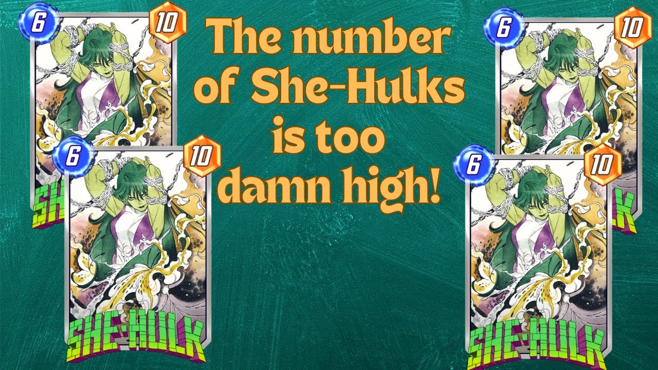 The number of She Hulks is too damn high! - YouTube