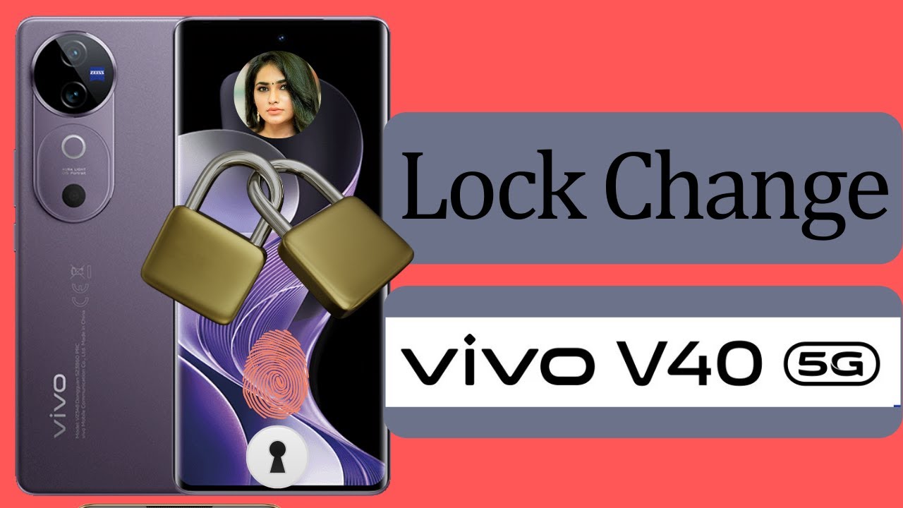 How Set Pattern Lock In Vivo V40 5g | Vivo V40 5g Me Password Lock ...