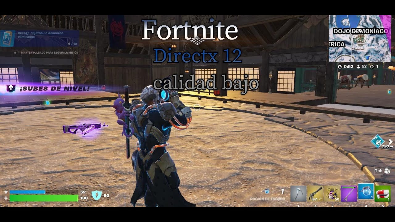 fortnite directx 12 calidad bajo gtx 1050 ti - YouTube