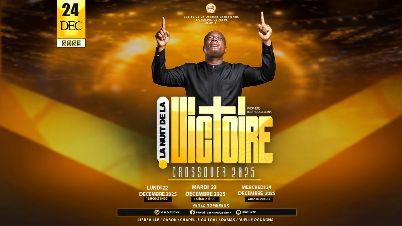 BIENVENUE AU GRAND CROSS-OVER 2025 LA NUIT DE LA VICTOIRE DU 24 ...