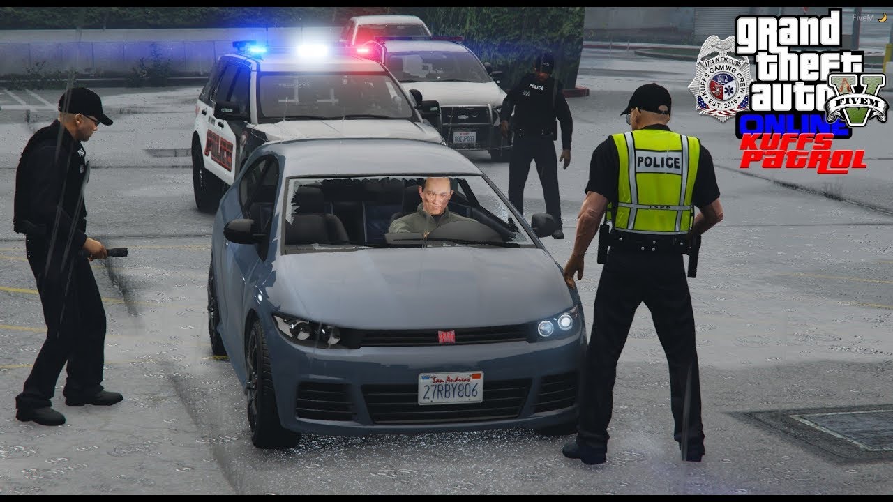 GTA 5 FiveM Police Roleplay - Hit And Run Take Down - KUFFS Multiplayer ...