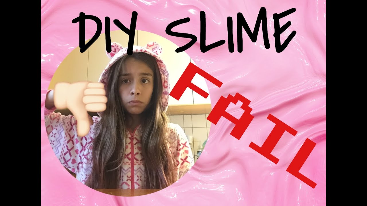 DIY slime FAIL! - YouTube