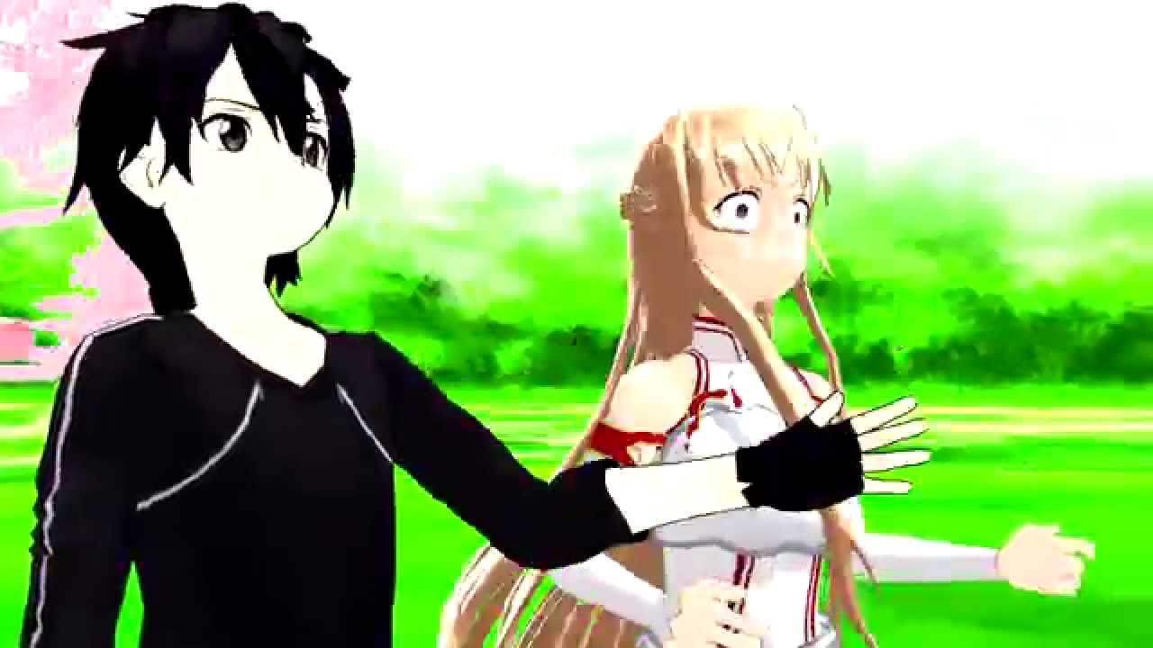 (ソードアート・オンライン)【When Your Jam Comes On - Kirito and Asuna】MMD - YouTube
