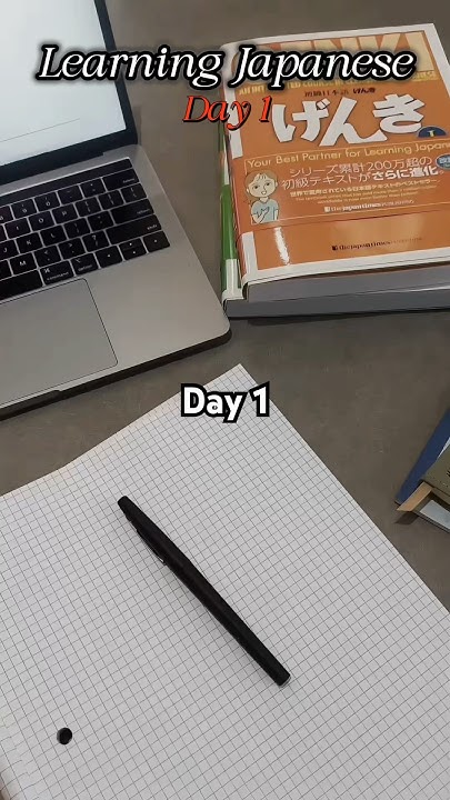 Day 1 of learning Japanese studying the hiragana alphabet using the Genki textbook. - YouTube