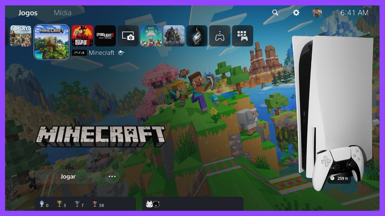 MINECRAFT DE PS5 (4K60FPS) [30 minutos] - YouTube