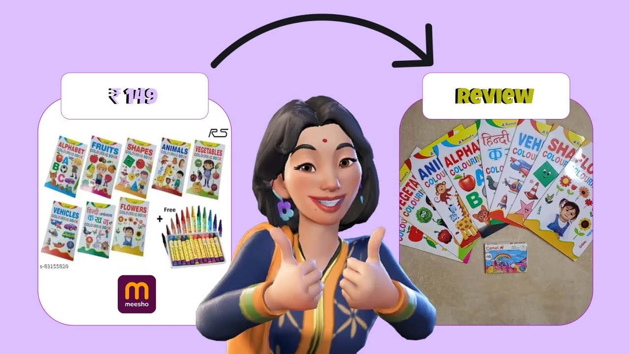 Meesho finds || Drawing books || Review || - YouTube