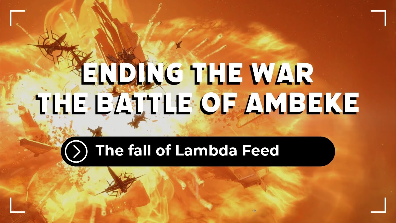 The Battle of Ambeke: Ending the war with Lambda Feed - EVE Online - YouTube