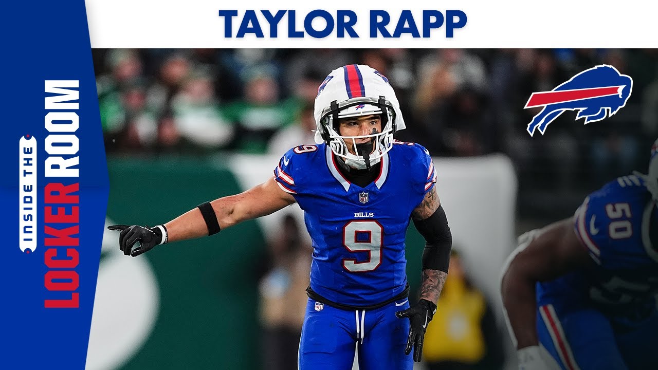Taylor Rapp: “Good To Be Back In Action” | Buffalo Bills - YouTube