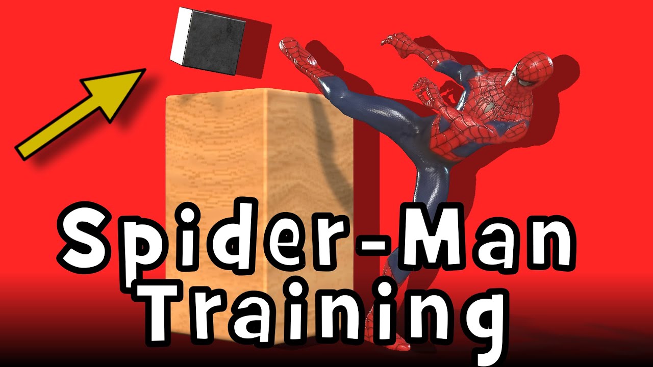 Spider-Man Training [ Blender Test Animation ] CGI - YouTube