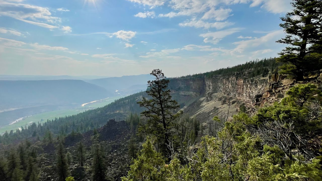 View of remaining Chilcotin Landslide reservoir August 15, 2024 (bad ...