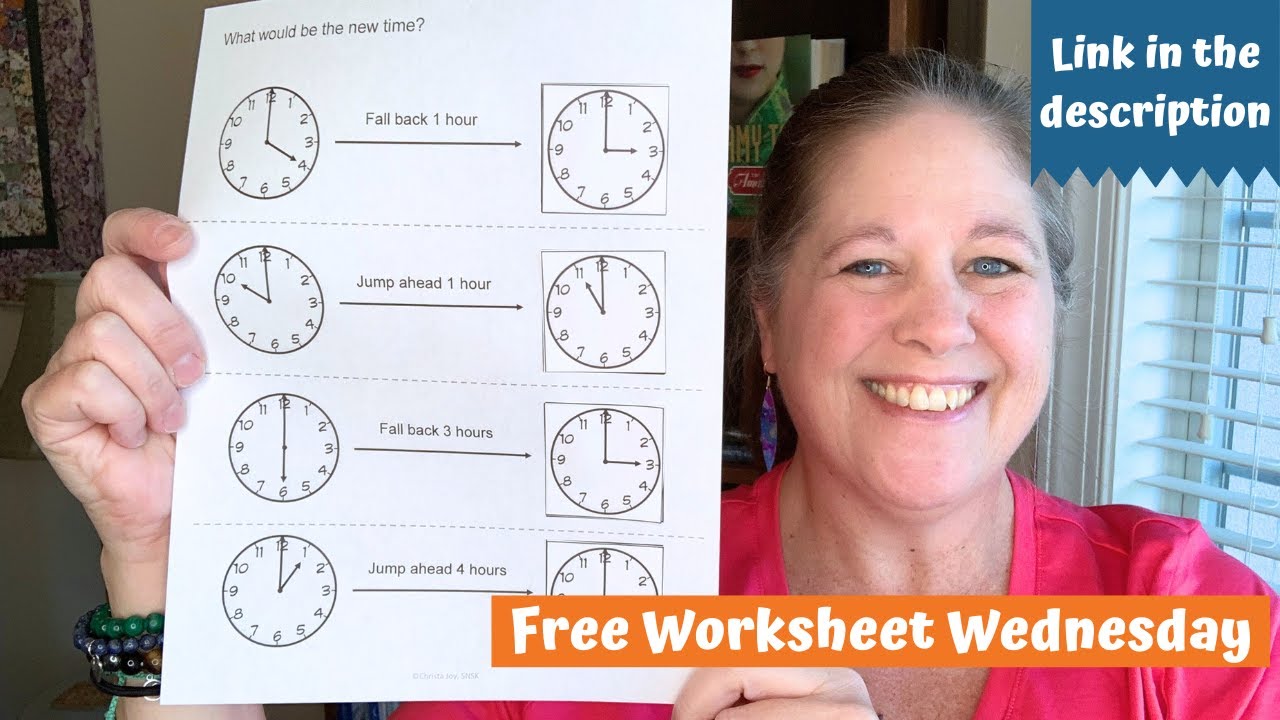 Free Worksheet Wednesday: ⌚️Turning the clocks back - YouTube