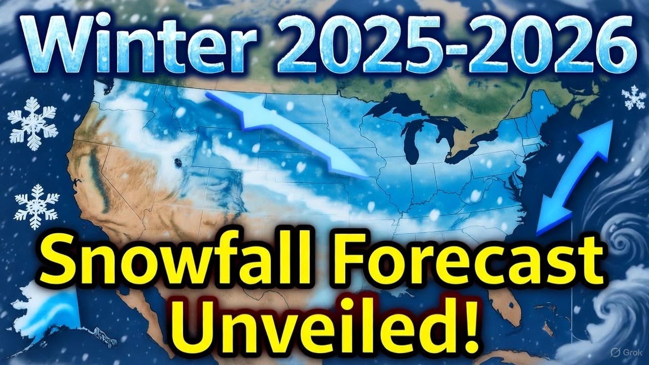 Winter 2025-2026: Snowfall Forecast Unveiled!#WinterForecast2025 # ...