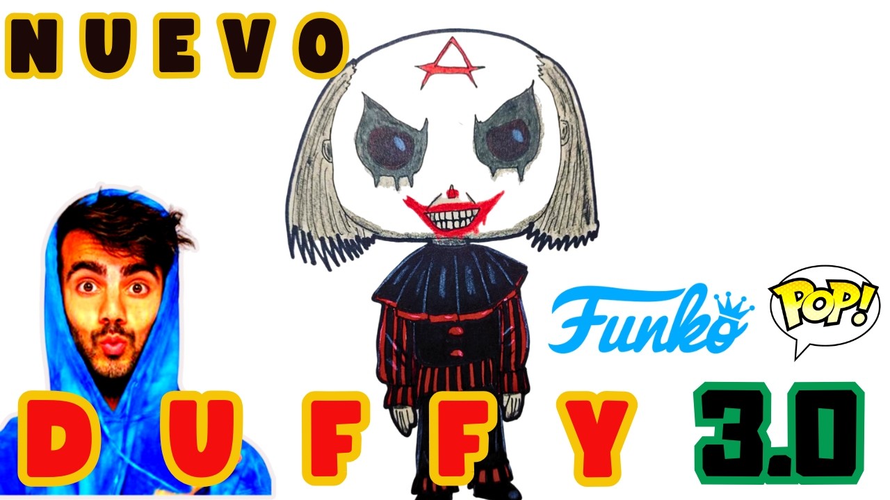 Como DIBUJAR al PAYASO DUFFY 3.0 de la DEEP WEB Funko Pop salvado por ...
