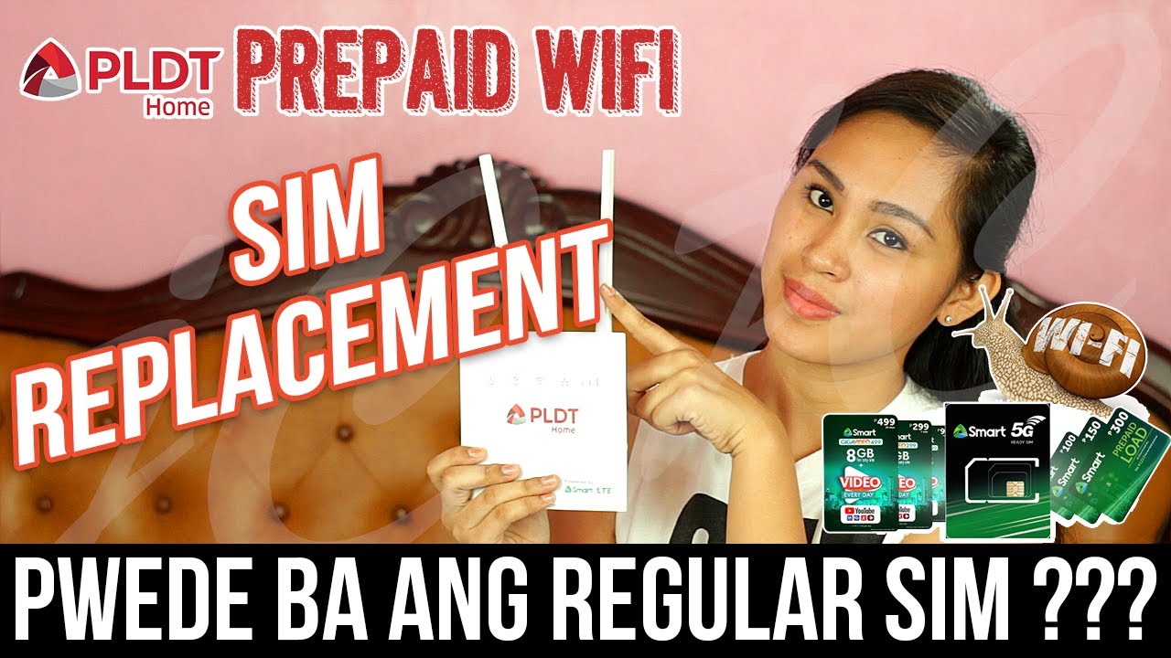 PLDT Prepaid Wifi SIM REPLACEMENT? Pwede ba? - YouTube