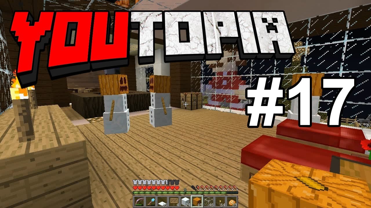 『Youtopia』#17 - 在Minecraft過一個充滿氣氛的聖誕節吧！ - YouTube