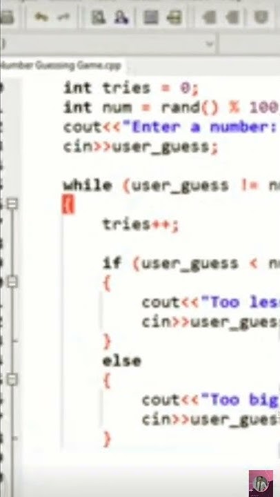 Number Guessing Game in C++ | number guessing game project in c++ ...
