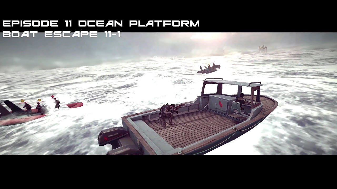 Cover Fire - Episode 11 Ocean Platform - Boat Escape (11-1) - YouTube