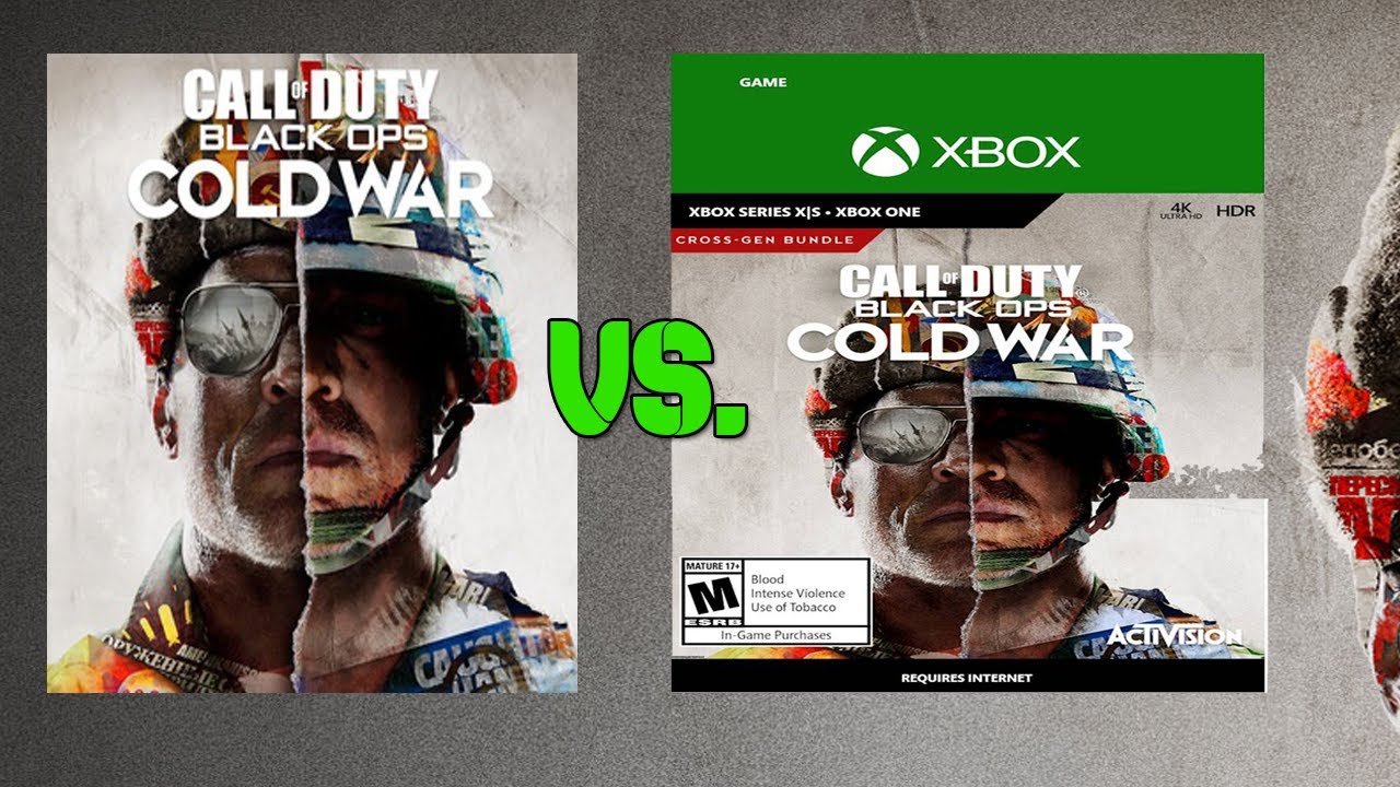 The difference between COD Cold War Cross-Gen Bundle and Normal version ...