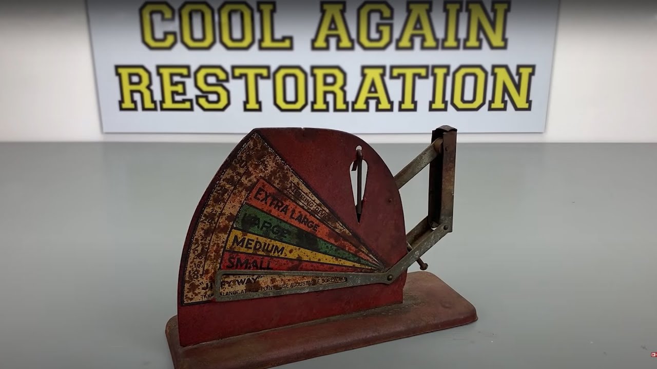 Необычная реставрация весов для яиц от Cool Again Restoration - YouTube