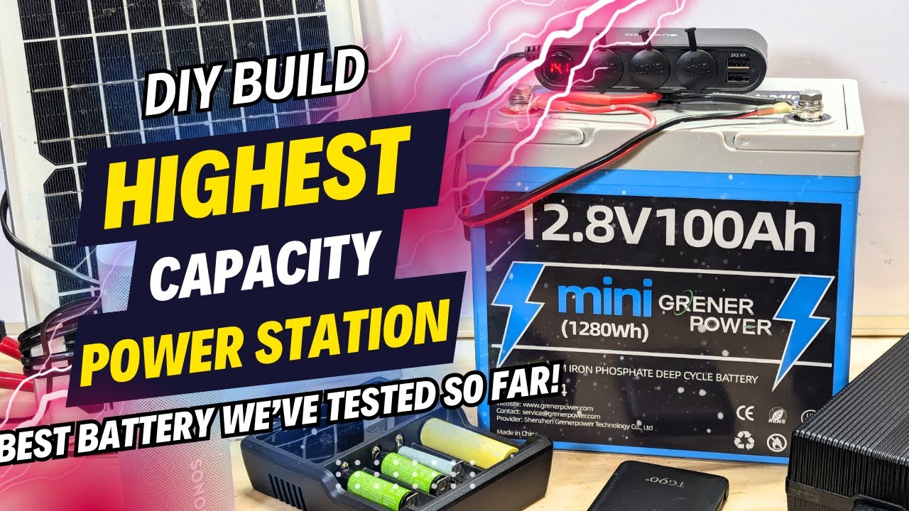 SIMPLE DIY PORTABLE POWER STATION 12v Battery Bank - Best So Far ...