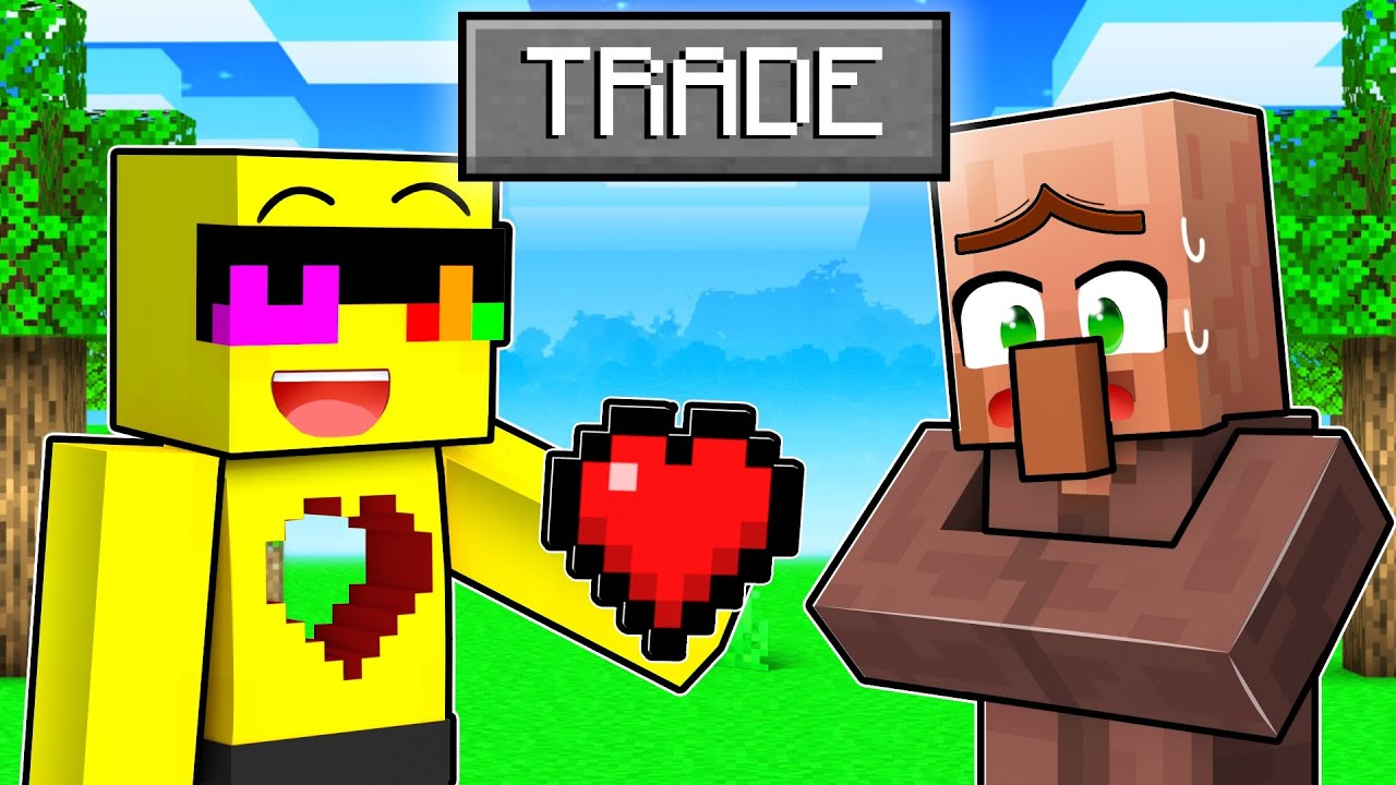 SUNNY Can Trade HEARTS in Minecraft - YouTube