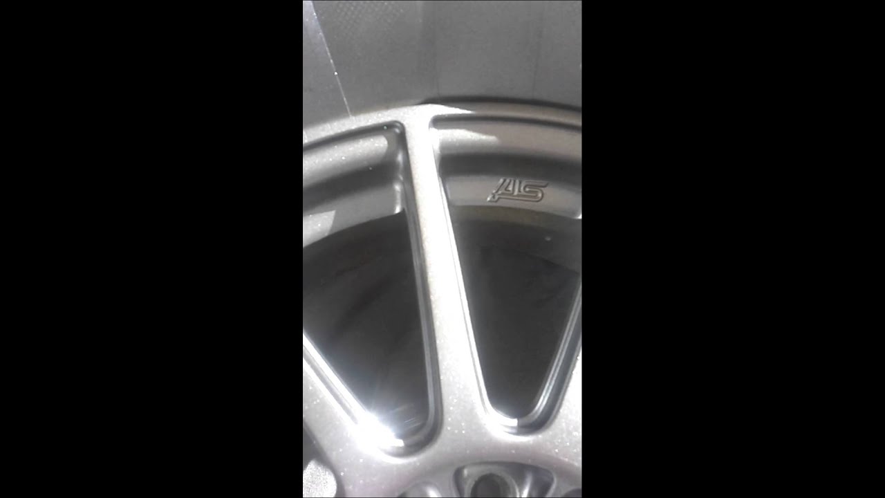 Subaru Liberty Tuned by STi wheel refurb finished - YouTube