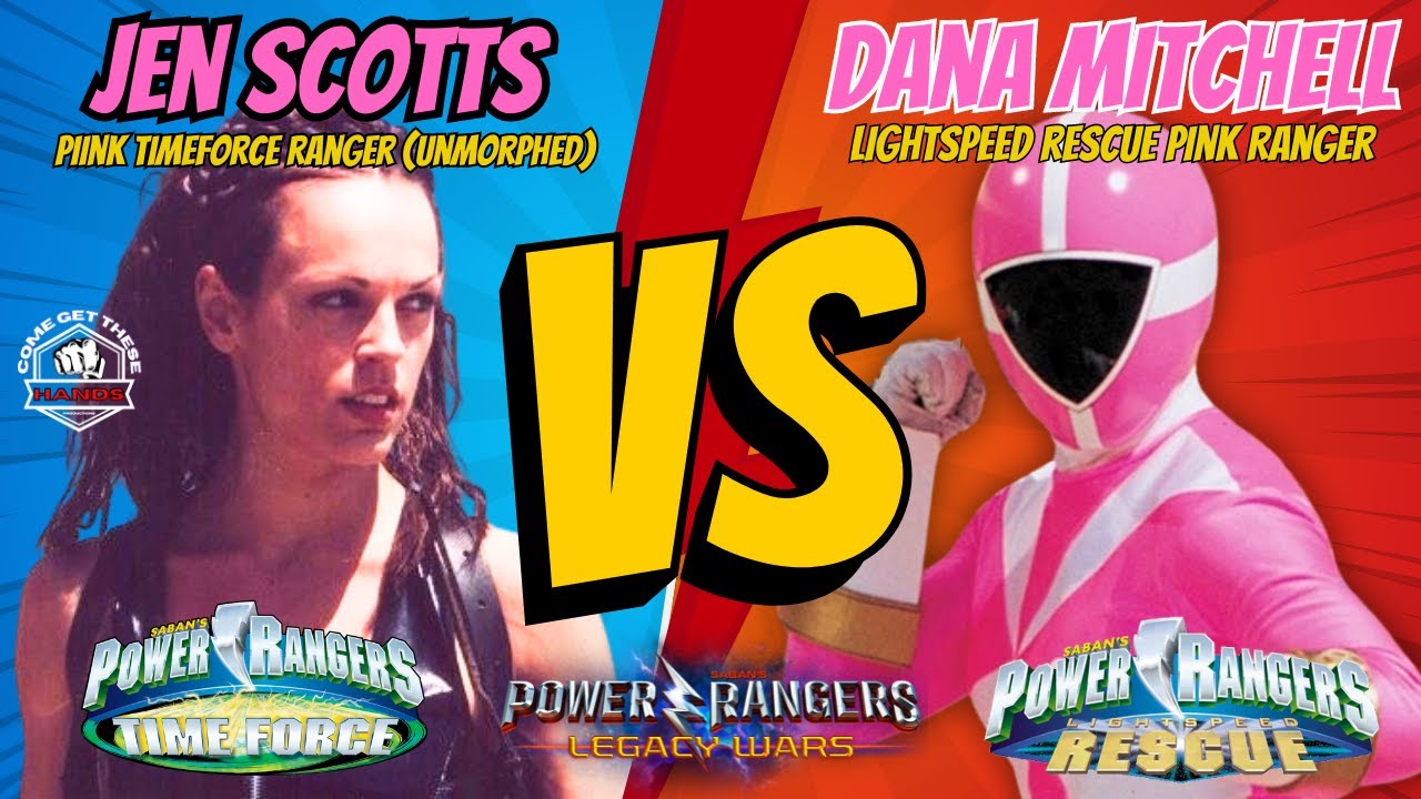 Jen Scotts Vs Dana Mitchell | Power Rangers Legacy Wars - YouTube