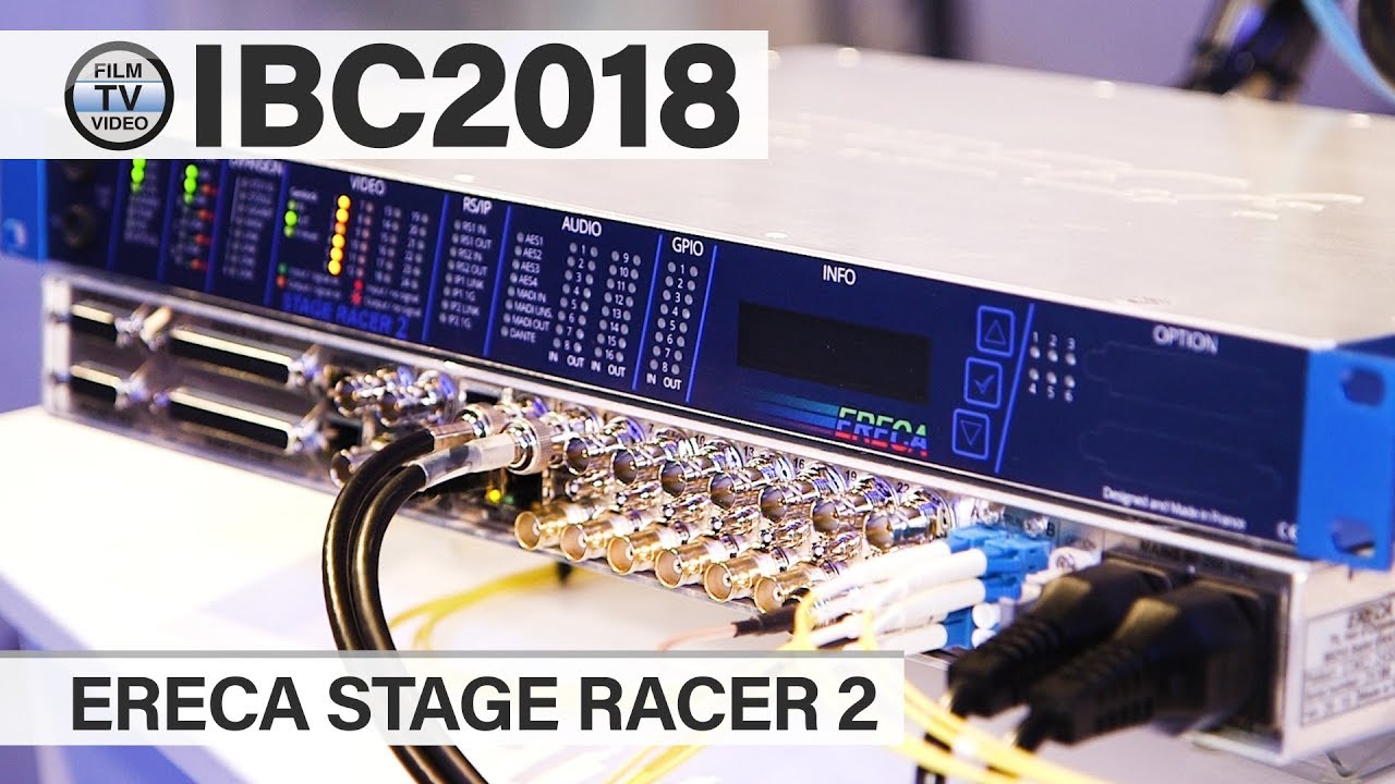 IBC2018: Ereca Stage Racer 2 - YouTube