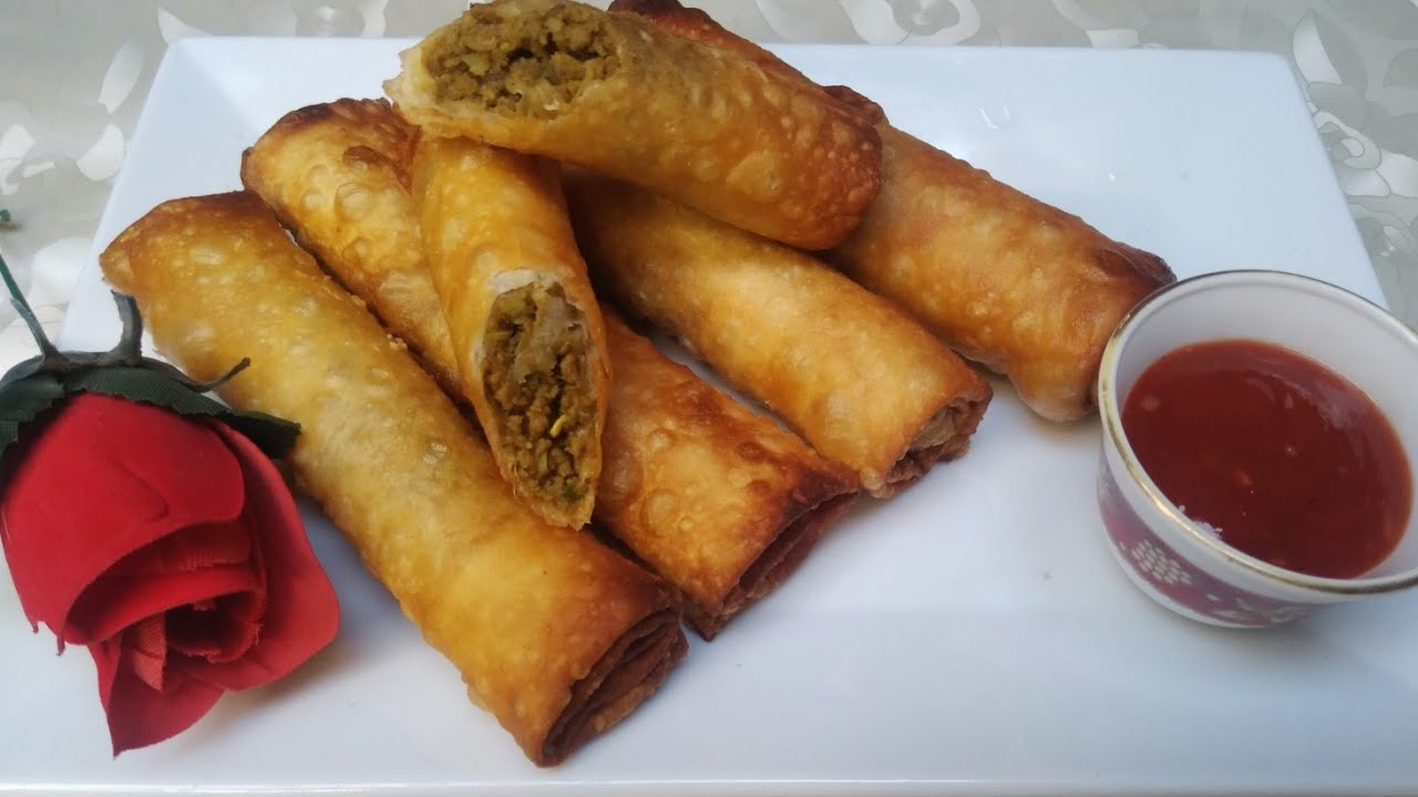 Beef Mince Rolls By Young Chef#easy #simple - YouTube