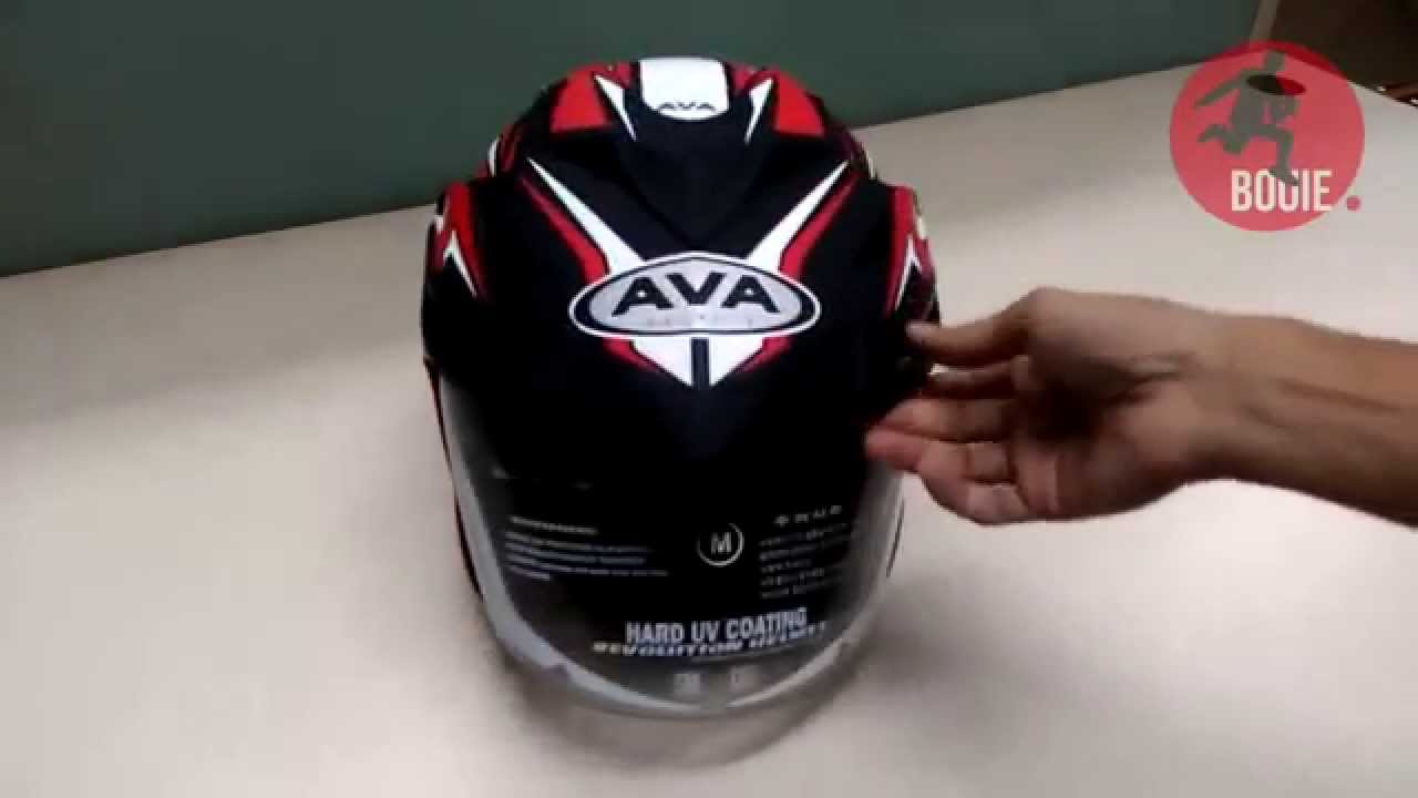 Ava Helmet Falcon K7 Red Review - YouTube