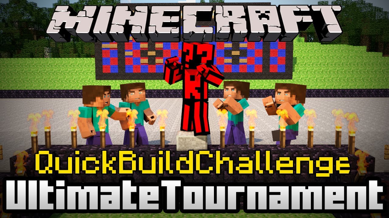 Minecraft Quick Build Challenge - Four Way Battle Final: Superhero ...