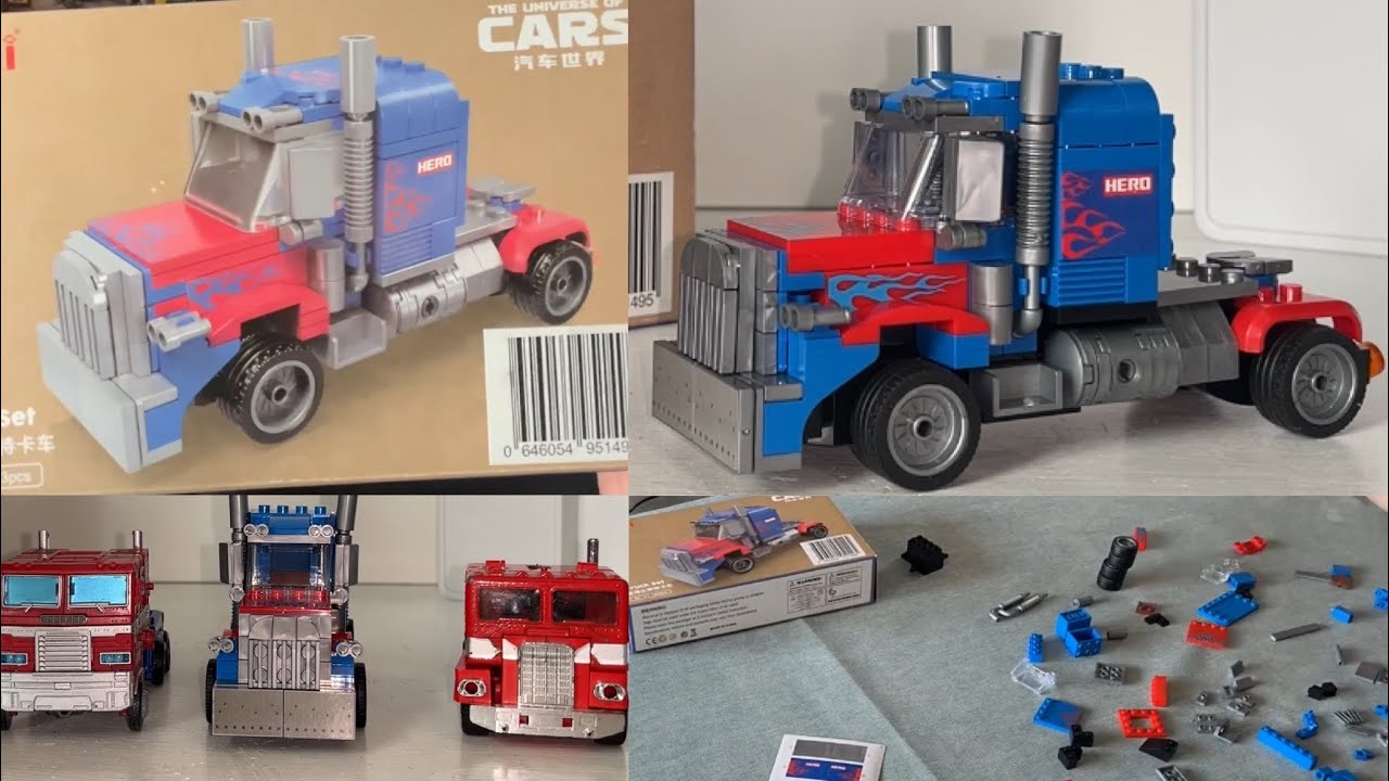 New Transformers Lego movie Optimus prime ko. Age of extinction truck ...