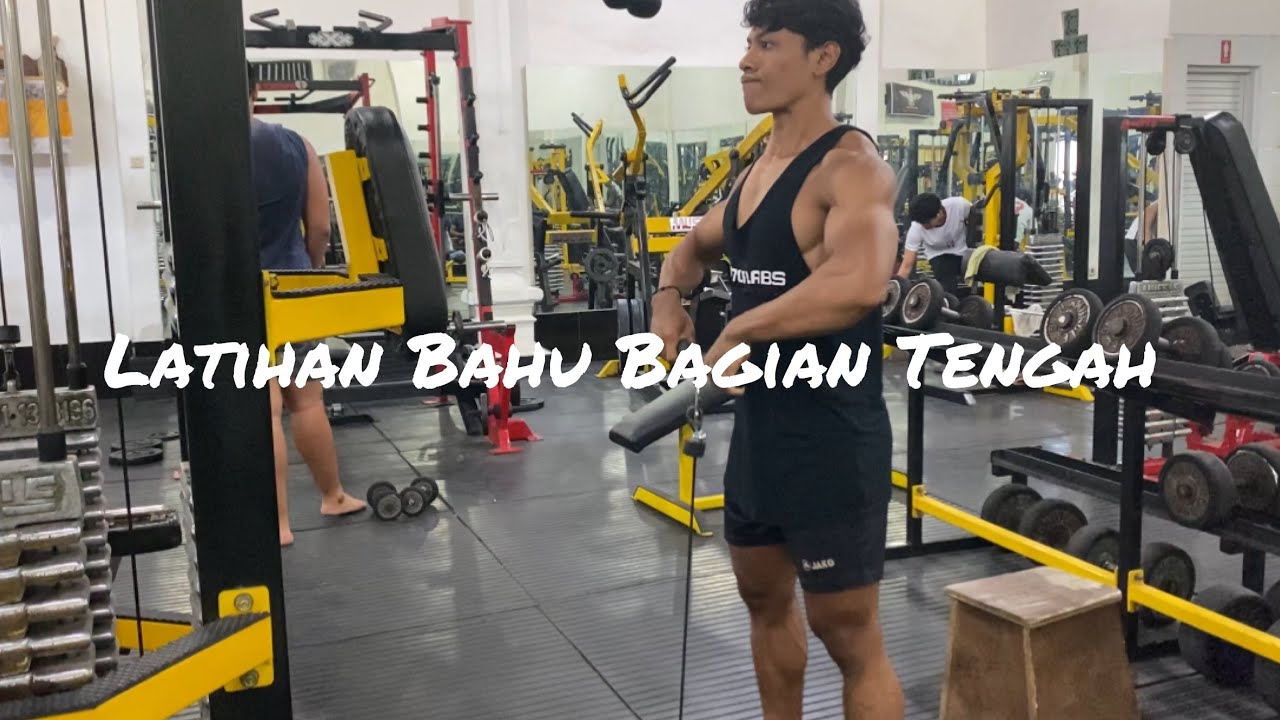 Latihan Pemula Bahu Tengah di Gym - YouTube