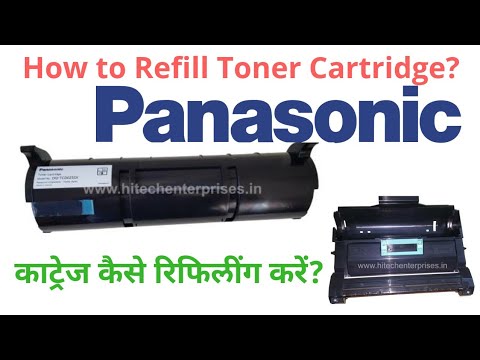 How to Refill Panasonic dp mb536, dp mb545 Toner Cartridge dqtcd0255x ...