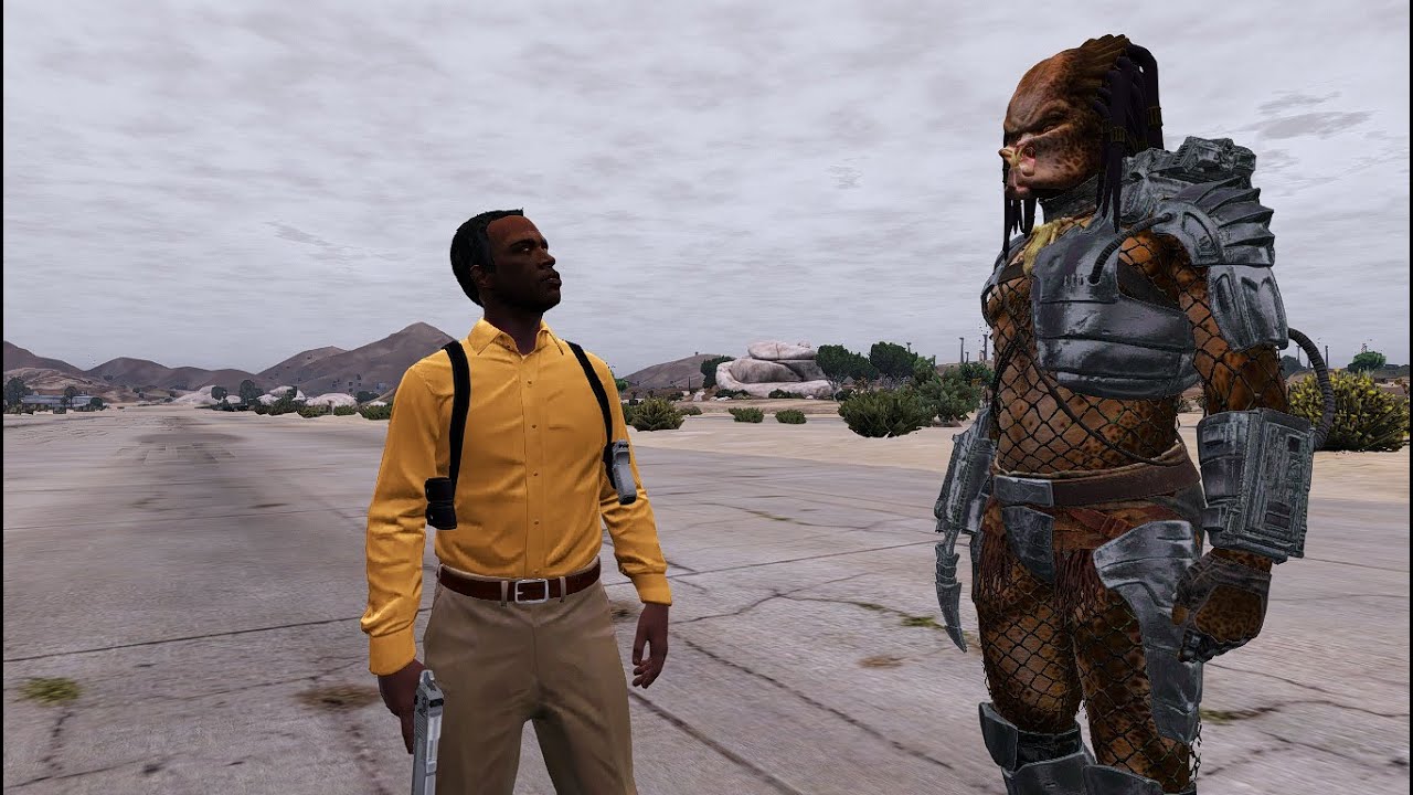 GTA 5 Predator vs Mike Harrigan |Predator 2 (1990)| - YouTube
