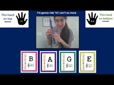 Recorder at Home: Play "Old Town Road" - YouTube