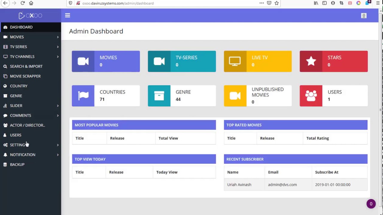 How to Update Oxoo Android Live TV v1 1 1 to v1 1 2 - YouTube
