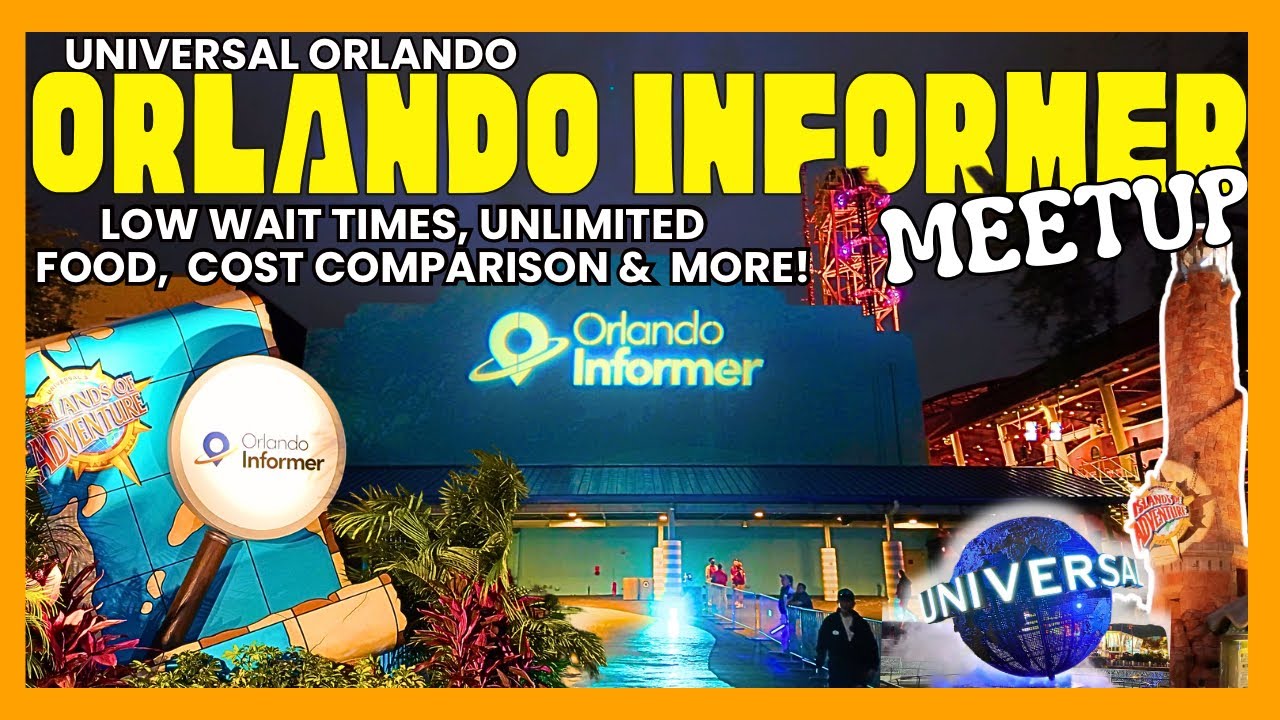 Universal Orlando Informer Meetup - Theme Park Hack? Low Wait Times ...