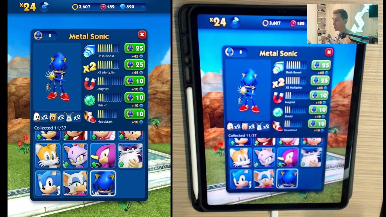 Sonic Dash+ | METAL SONIC Character - Review, Gameplay & Walkthrough ...